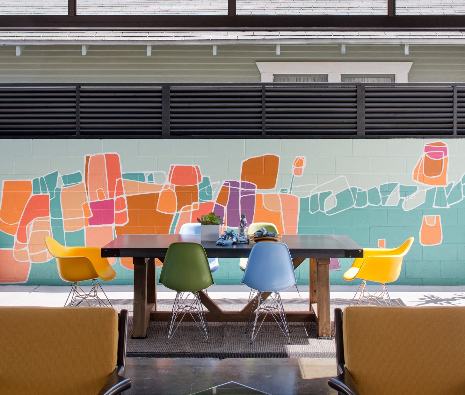 15 Most Beautiful Cinder Block Wall Painting Ideas to Refresh Your ...